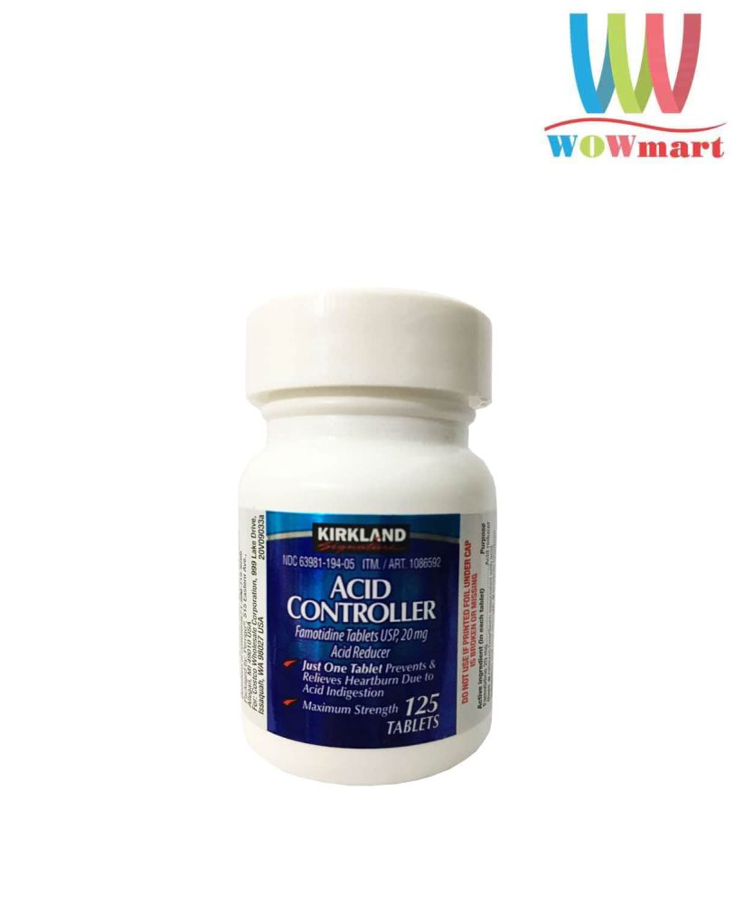 Viên uống kiểm soát Axit dạ dày Kirkland Signature Acid Controller 20mg ...