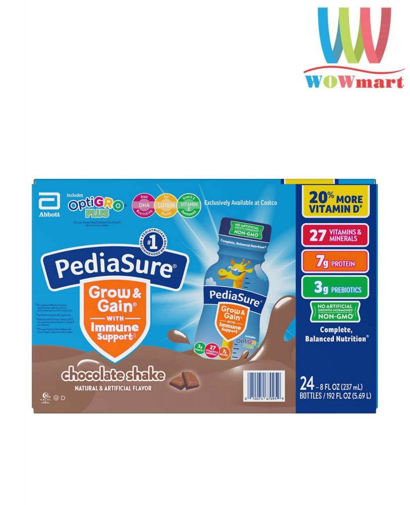 Sữa Pediasure nước hương Socola Pediasure Grow & Gain OptiGRO Plus ...