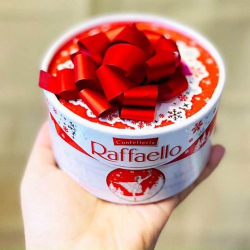 Bánh bọc dừa Raffaello Hộp tròn nơ đỏ 100g - Wowmart VN | 100% hàng ...