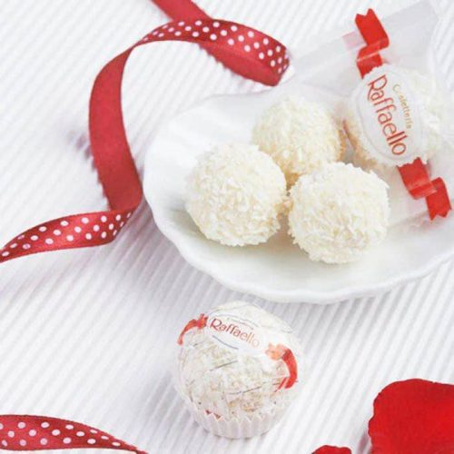 Bánh bọc dừa Raffaello Hộp tròn nơ đỏ 100g - Wowmart VN | 100% hàng ...