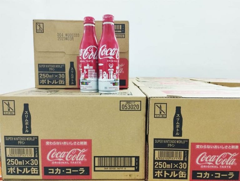 Coca Nhật Coca-Cola Super Nintendo World 250ml Thùng 30 chai - Wowmart ...