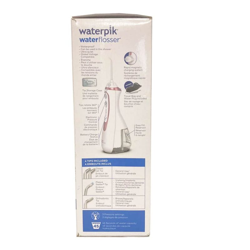Máy tăm nước cầm tay Waterpik Cordless Advanced Water Flosser (White ...