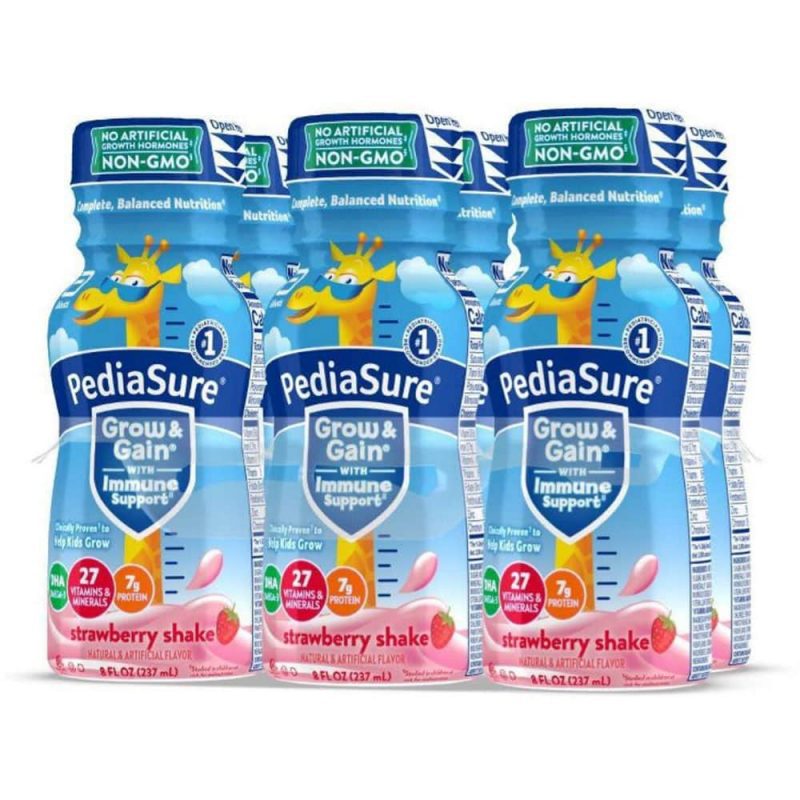 Sữa Pediasure nước hương dâu Pediasure Grow & Gain Strawberry Shake ...