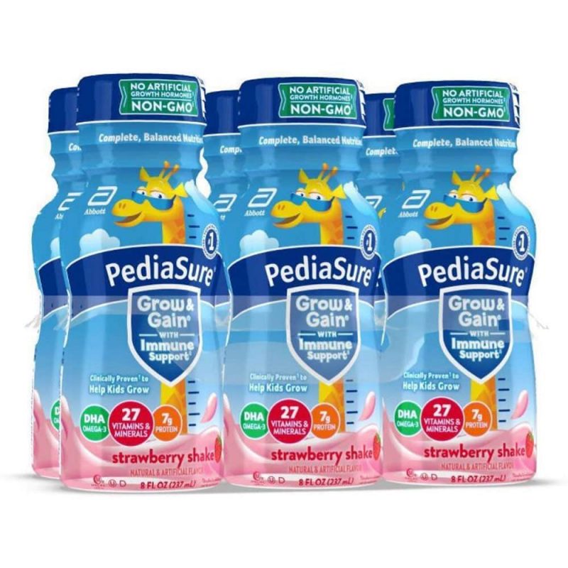 Sữa Pediasure nước hương dâu Pediasure Grow & Gain Strawberry Shake ...