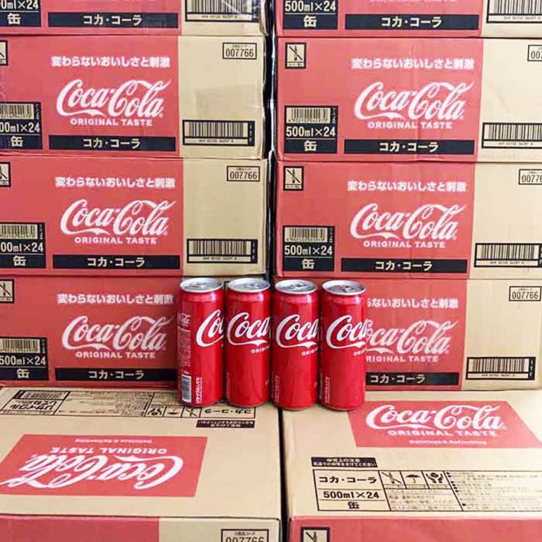 Coca Nhật lon nhôm 500ml x24 lon – Wowmart VN | 100% hàng ngoại nhập