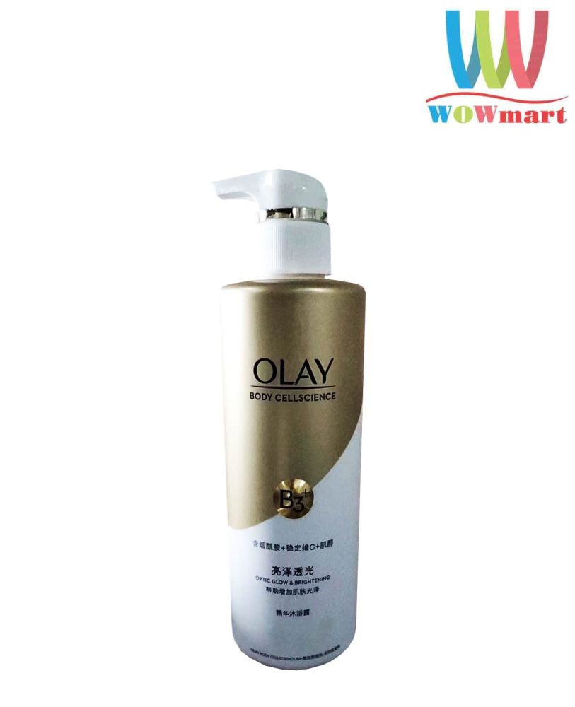 Sữa dưỡng thể trắng da Olay Body Cellscience B3+ Vitamin C Optic Glow ...