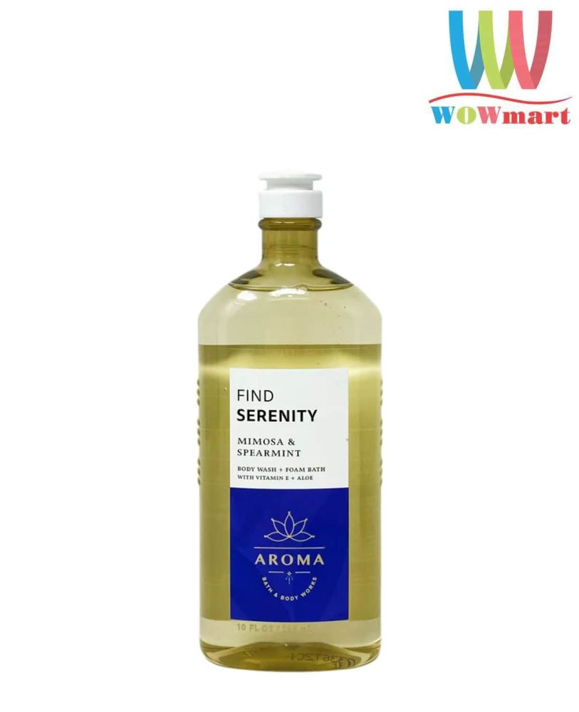 Sữa tắm Bath & Body Works Aroma Find Serenity Mimosa & Spearmint 295ml - Wowmart VN | 100% hàng ...