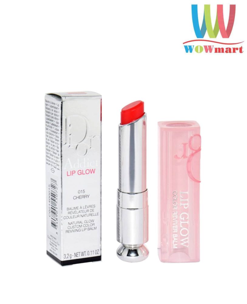 Son dưỡng môi Dior Addict Lip Glow 015 Cherry - Wowmart VN | 100% hàng ...