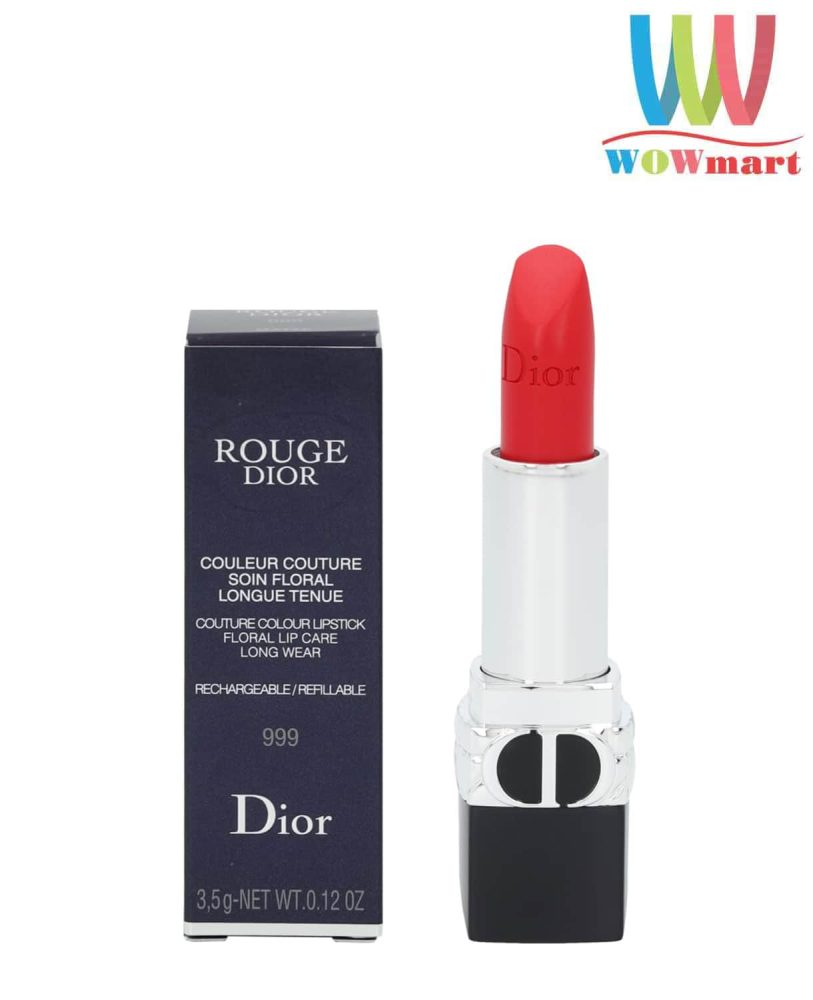 Son Dior Rouge Dior 999 3.5g - Wowmart VN | 100% hàng ngoại nhập